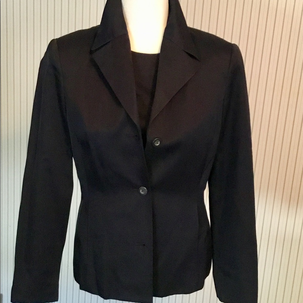 Guess Collection Navy Satin Blazer And Shell - Gem